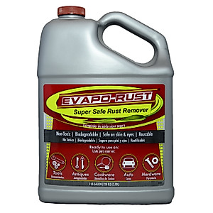 Corroseal Water-Based Rust Converter Metal Primer (1 Gallon) and Evapo-Rust ER012 Super Safe Non Toxic Rust Remover (128 oz.)