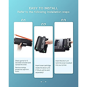 E-Z Ink Pro Compatible Toner Cartridge Replacement for Brother TN760 TN-760 TN730 to Use with HL-L2350DW HL-L2395DW HL-L2390DW HL-L2370DW MFC-L2750DW MFC-L2710DW DCP-L2550DW (Black,4 Pack)