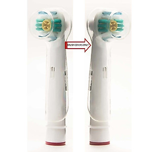 Oral B Replacment Brush Head Cover - Keep Dust Germs Away From Your Mouth, Great For Travel! ** Oral-B Travel Case 2 Pack