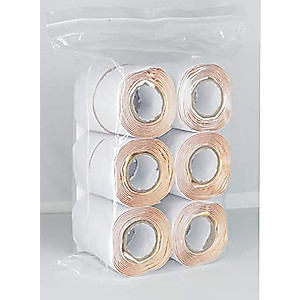 RE-U-ZIP Mounting Strip Refills | 12 Pack | for Use with RE-U-ZIP Reusable Dust Barrier Zippers & Magnetic Entry Strip (Magnetic Dust Barrier Zipper)