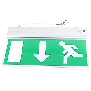 Emergency Exit Sign, LED Exit Sign, Exit Sign with Emergency Lights, Safety Indicator Lamp for Hotel Shopping Malls Supermarkets Hospital