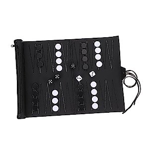 3 Pcs Backgammon Board Travel Backgammon Portable Chess Travel Chess Board Folding Chess Board Set Chess Game Board Set Beginner Chess Board Portable Backgammon Board Chess Supply