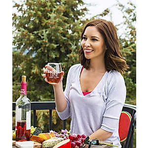 Favorite Child Gifts for Mom - My Favorite Child Gave Me This Glass - Funny Wine Glass for Mom, Dad - Novelty Christmas, Birthday, Mom Gifts From Daughter or Son - 15oz Made in USA