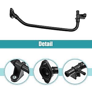 X AUTOHAUX Coolant Water Bypass Pipe for Toyota 4Runner 2010-2011 for Toyota Tacoma 2005-2011 Radiator Water Outlet Hose Replaces 16268-75091 16268-75090 16268-75110 16268-75111