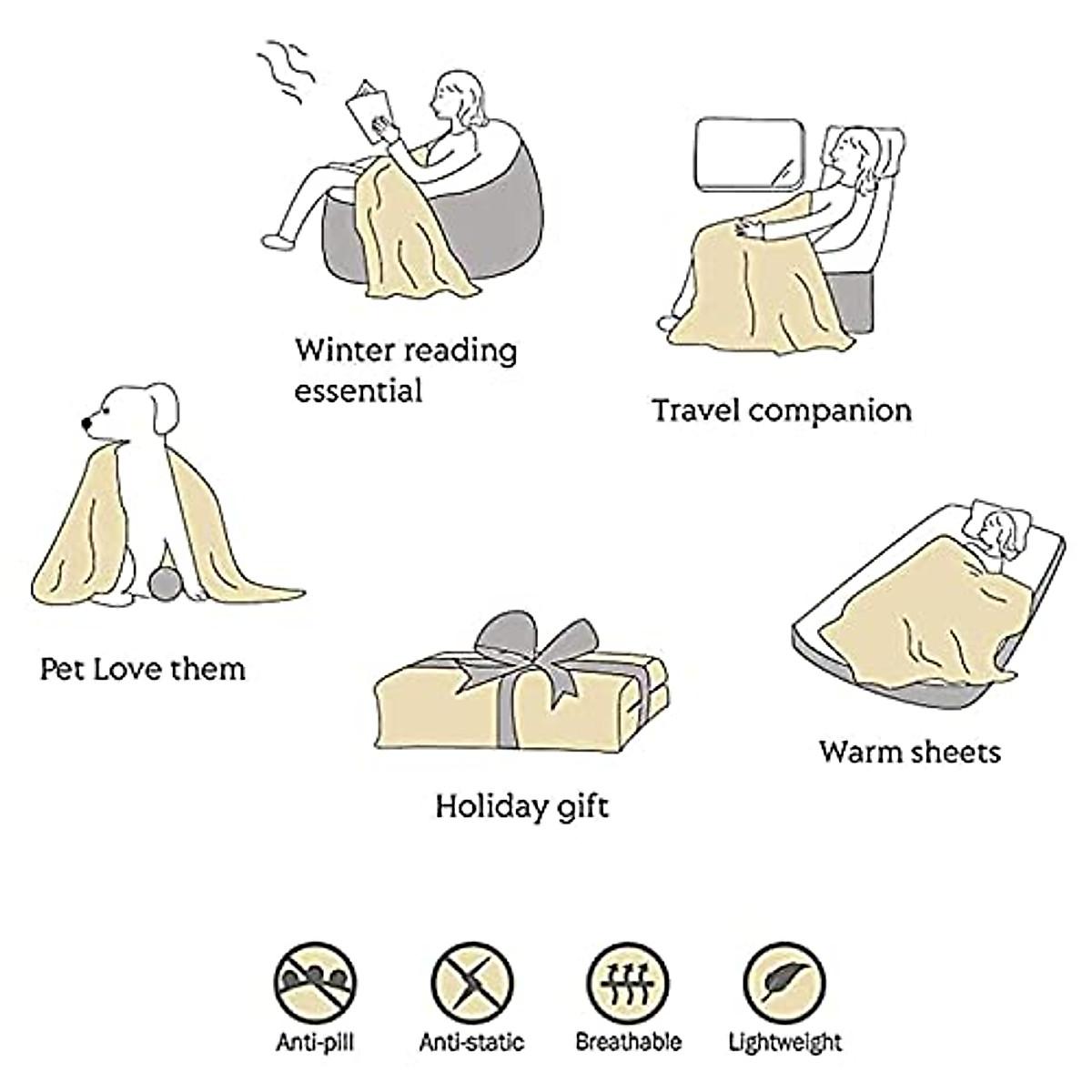 Casaphoria Luxury Chunky Knit Throw Blanket-Large Cable Knitted Soft Cozy Polyester Chenille Bulky Blankets for Cuddling up in Bed, on The Couch or Sofa,Home Decor, Gift, 50"x60",Pack of 1,Navy Blue