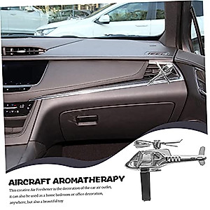 Homoyoyo 1 Set Aircraft Automatic Air Fresheners for Home Solid Air Fresheners for Home Air Diffusers for Home Car Interior Scent Diffuser Car Perfume Clip Auto Air Fresher
