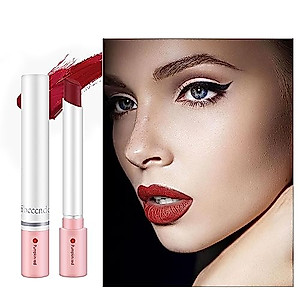 Matte Cigarette Lipstick Pack Set, 4 Colors Red Moisturizer Smooth Lip Stick, Long Lasting Waterproof Liquid Lipstick, Women Make up Velvet Cosmetic Lipsticks