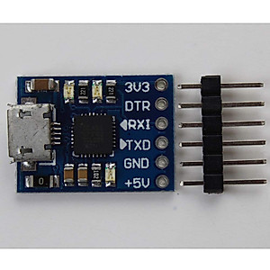 Comimark CP2102 Micro USB to UART TTL Module Serial Converter Programmer for Arduino etc (5Pcs)