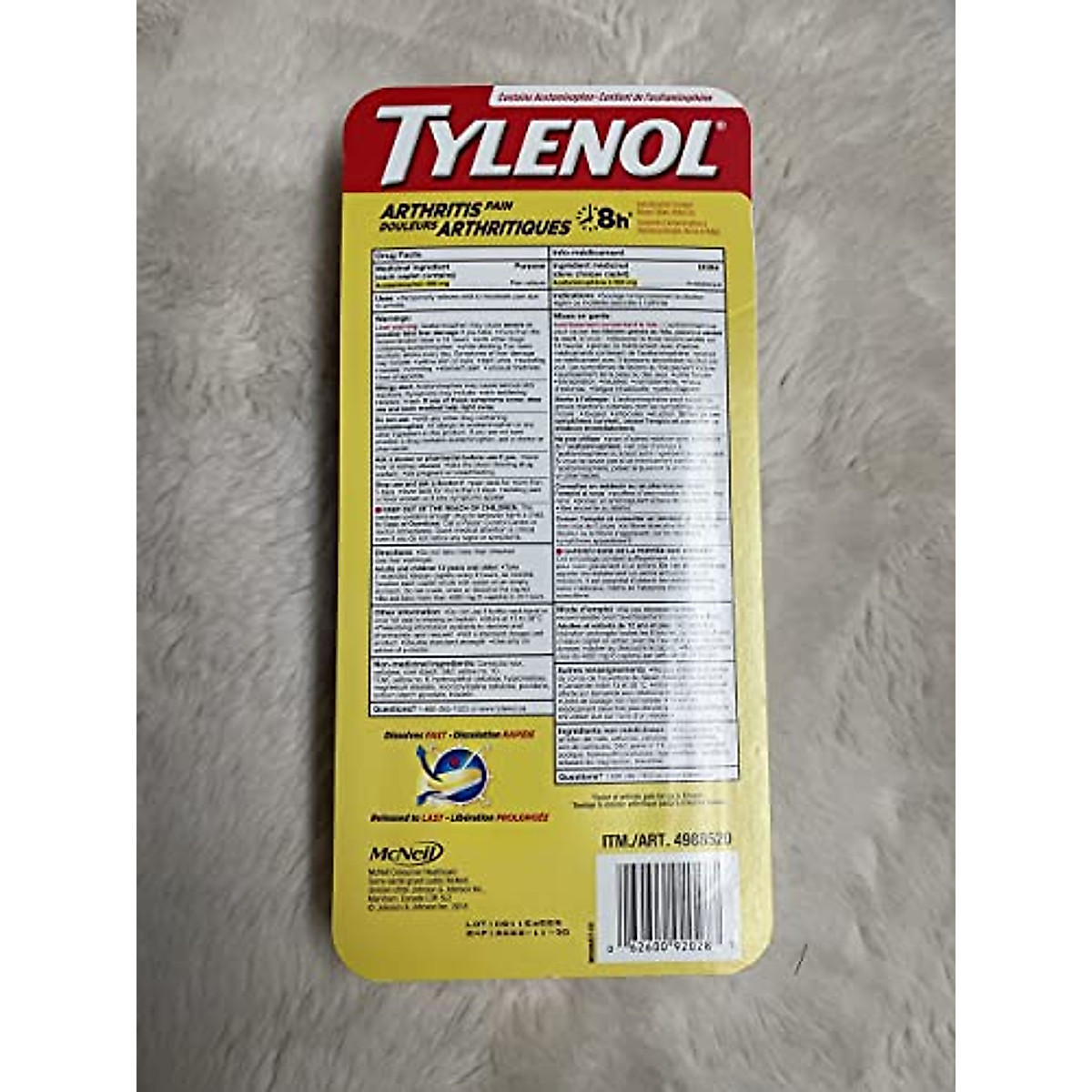 Tylenol Arthritis Pain Caplets - 290 Ct