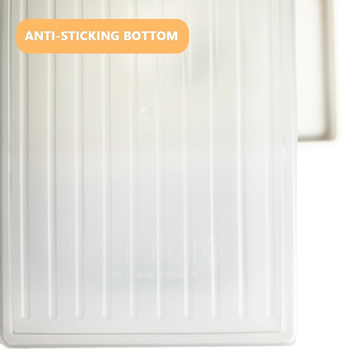 Vellsenne Sliced Cheese Container with Time Recording - Block Cheese Storage Container for Fridge Cream Cheese Sliced Cheese Cheddar Container Cheese Box with Lid Cheese Saver