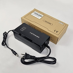 YZPOWER 42V 5A Battery Charger for Electric Bike Electric Scooter 36V Lithium Battery Pack 5.5mm 2.1mm Connector