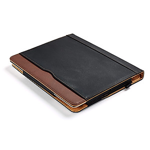 S-Tech 10.2 Case for Apple iPad 9th Generation 2021 / iPad 8th Generation 2020 / iPad 7th Generation 2019 - Leather Card Holder Wallet Magnetic Smart Cover Auto Sleep/Wake Stand with Pencil Holder