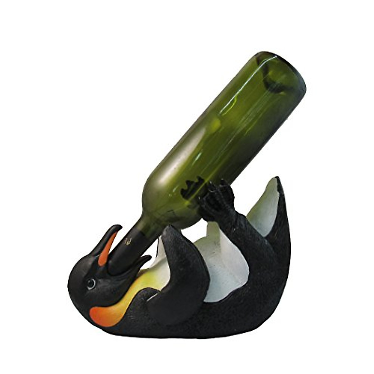 Playful Antarctic Penguin Wine Bottle Holder By DWK | Tabletop South Pole Decor And Centerpiece