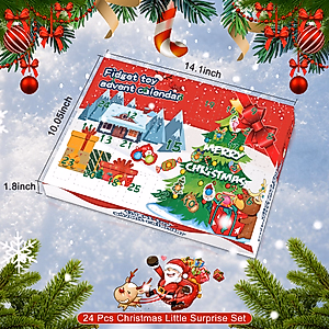 Fidget Advent Calendar 2023 for Boys and Girls - The Ultimate Christmas Countdown Gift for Kids 3 Years and Up, Packed with Over 24 Exciting Surprise Accessories, Parent-Approved