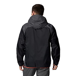 Columbia Men's Glennaker Lake Rain Jacket, Black/Grill, Medium