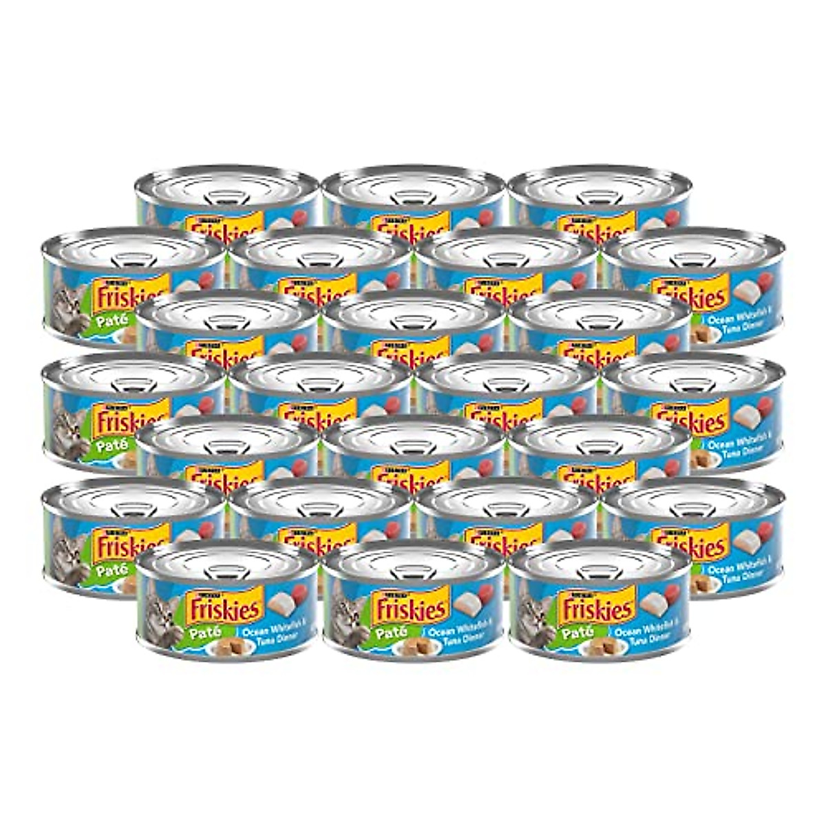 Cat Food, Ocean Whitefish & Tuna, 5.5-oz. Can, Pack of 24