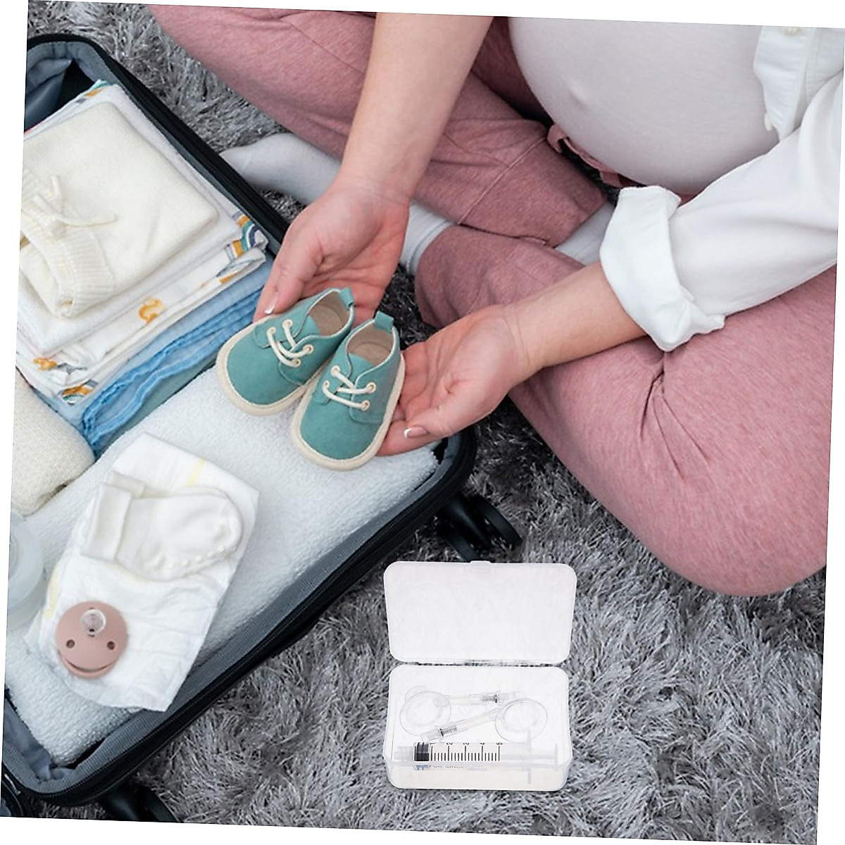 Milisten Restraint Toys 2pcs Beautiful Breast Head Brace Booster White Girl Eroctic Toy