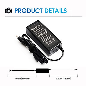 12V Ac/Dc Adapter Charger for Insignia 19" 20" 24" 28" 32" NS-32E440A13 LED HDTV HD TV DVD Monitor Power Supply Cord Insignia NS15 NS-15 NS19E310A13 NS19E310NA15