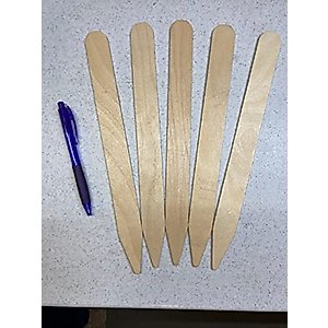 50 Wooden 12" L x 1-1/8" W, Plant Stake Labels for Field or containers New 12 inch Size Wood