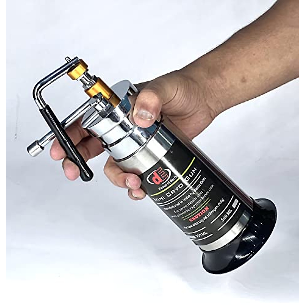 Mini Cryo Gun Liquid Nitrogen Spray Can for Dermatology, New Cryo 350 ML Capacity by Group Of Delta