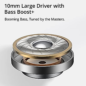 DIZO GoPods D Bluetooth Earbuds Wireless Headphones, Clear Calls, Environmental Noise Cancellation, Deep Bass Boost, Waterproof Stereo TWS Earphones, Touch Control, Low Latency, Sports Headsets Black