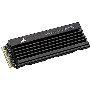 Corsair MP600 PRO LPX 1TB M.2 NVMe PCIe x4 Gen4 SSD - Optimized for PS5 (Up to 7,100MB/sec Sequential Read & 5,800MB/sec Write Speeds, High-Speed Interface, Compact Form Factor) Black