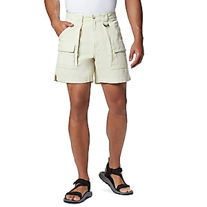 Columbia Men's Brewha II Short, UPF 50 Sun Protection, Fast Drying Stone