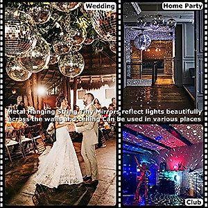 Large Disco Ball,Disco Ball,16 inch Mirror Ball Hanging Disco Ball for DJ Club Stage Bar Party Wedding Holiday Decoration