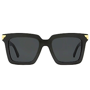 Bottega Veneta Square Sunglasses BV1005S 001 Black/Gold 53mm 1005