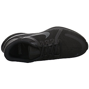 Nike Men's Quest 4 Platform Running Shoes, Black/Dk Smoke Grey, 10.5 M US