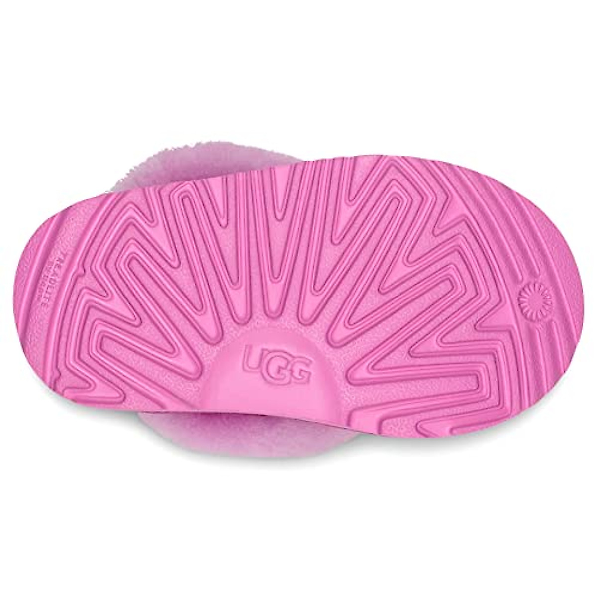 UGG Girls T FUNKETTE Slipper, Purple Ruby, 7 Toddler