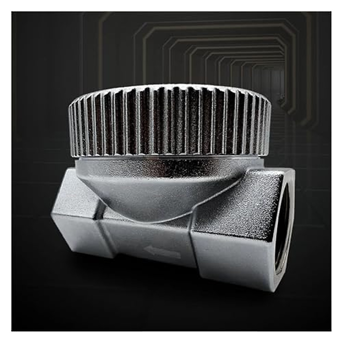 Flow Meter Aluminum Alloy High Precision Electronic Digital LCD Fuel Gauge Methanol Oil Flow Meter DN20MM Blue Circular Flowmeter High Stability and Convenient Operation