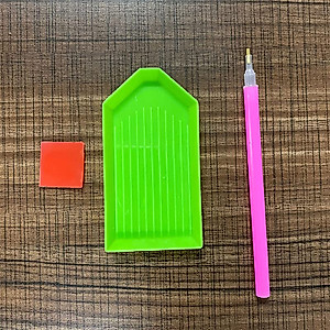 PICNICFUN Diamond Painting Kits Stickers for Kids,21 PCS 5D DIY Cute Elves Handmade Digital Paint Rhinestone Mosaic Sticker Making for Children Art Craft,Kids Gift (Cute Elves)