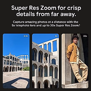 Google Pixel 7 Pro - 5G Android Phone - Unlocked Smartphone with Telephoto/Wide Angle Lens, and 24-Hour Battery - 128GB - Obsidian