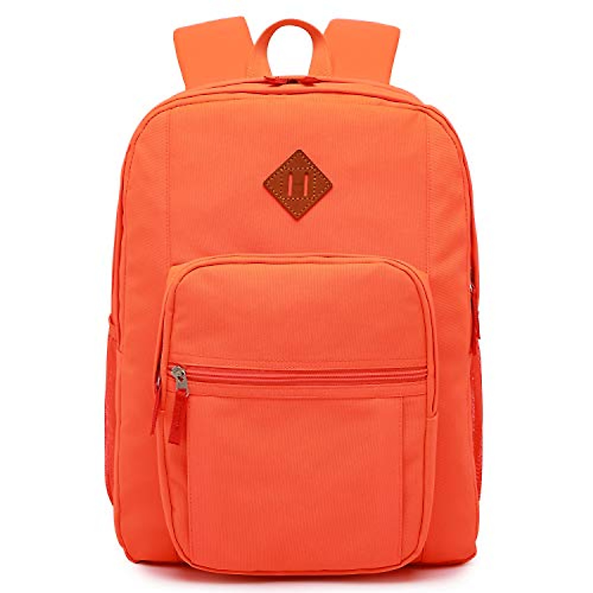 abshoo Classical Basic Womens Travel Backpack For College Men Water Resistant Bookbag (Tangerine)