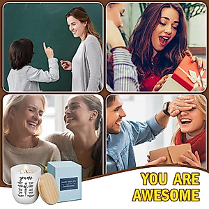 Norme Religious Candles Catholic Gifts for Christian Women Jesus Prayer Spiritual Candles 7 oz Scented Jar Bible Candle Stephanie Positive Saying Candle for Mom Friend Teacher Nurse Gifts(Cute Style)