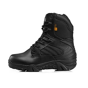 Mens Outdoor Hiking Shoes, Climbing Trekking Camping Hunting Shoe, Waterproof Military Tactical Boots