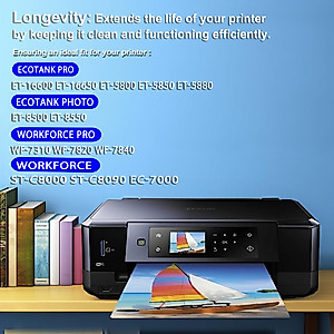 HLPRINT C9345 Ink Maintenance Box Remanufactured for EcoTank Pro ET-5880 ET-5850 ET-5800 ET-16600 ET-16650 Workforce Pro WF-7820 WF-7840 ST-C8000 Printer