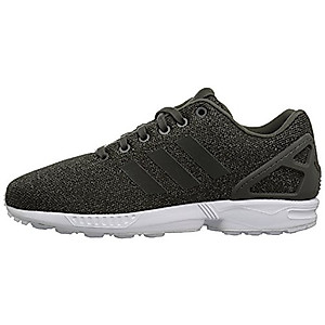 adidas Originals Women's Zx Flux Sneaker, Utility Grey/Utility Black/Silver Metallic, 5.5 M US