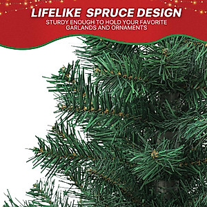 Magshion Artificial Christmas Tree, 3Ft Full Christmas Tree with 90 PVC Branch Tips, Green Christmas Tree for Home Party Decor, Easy Assemble Xmas Tree for Outdoor