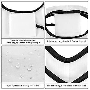 allgobee Kitchen Reusable Grocery Bags German-Flag-Germany Shopping Bags Washable Foldable Carry Pouch Tote Gift Bags Durable