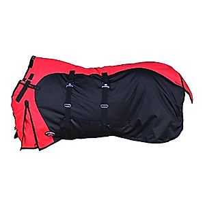 CHALLENGER 60" 1200D Turnout Lightweight Bellyband Rain Horse Winter Blanket Sheet 386B