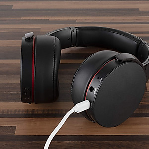 Geekria USB Headphones Short Charger Cable Compatible with Sony MDR-XB950B1 XB650BT WH-CH700N 1000XM2 MDR-1000X Charger, USB to Micro-USB Replacement Power Charging Cord (1ft / 30cm 2Pack)