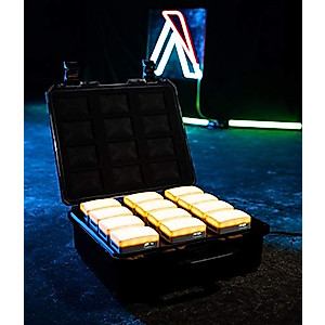 Aputure MC Aputure Amaran AL-MC RGBWW Pocket On Camera Light TLCI/CRI 96+ RGB 0-360 Full Color 3200-6500K Adjustable 0-100% Stepless Dimming with Magnet Adsorption Function,App Control Wireless Charge