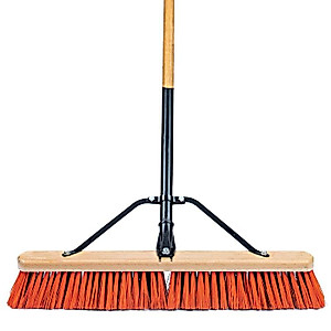 A.M. Leonard Dual-Bristle Push Brooms (30-Inch Block)