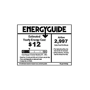 Hunter Fan Company, 59445, 44 inch Dempsey Noble Bronze Low Profile Ceiling Fan with LED Light Kit and Handheld Remote