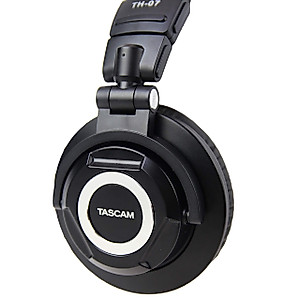 Tascam TH-07 High Definition Studio Monitor Headphones , Black