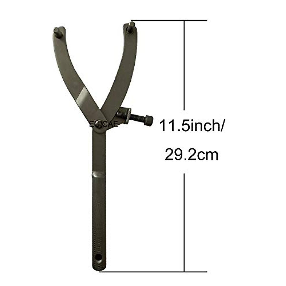 Spanner Wrench Clutch Wrench Adjustable Wrench Holder Hub Flywheel Sprocket Spanner Wrench Set Fan Clutch Removal Tool Tools Scooter Motorcycle Accessories (Type A+B)