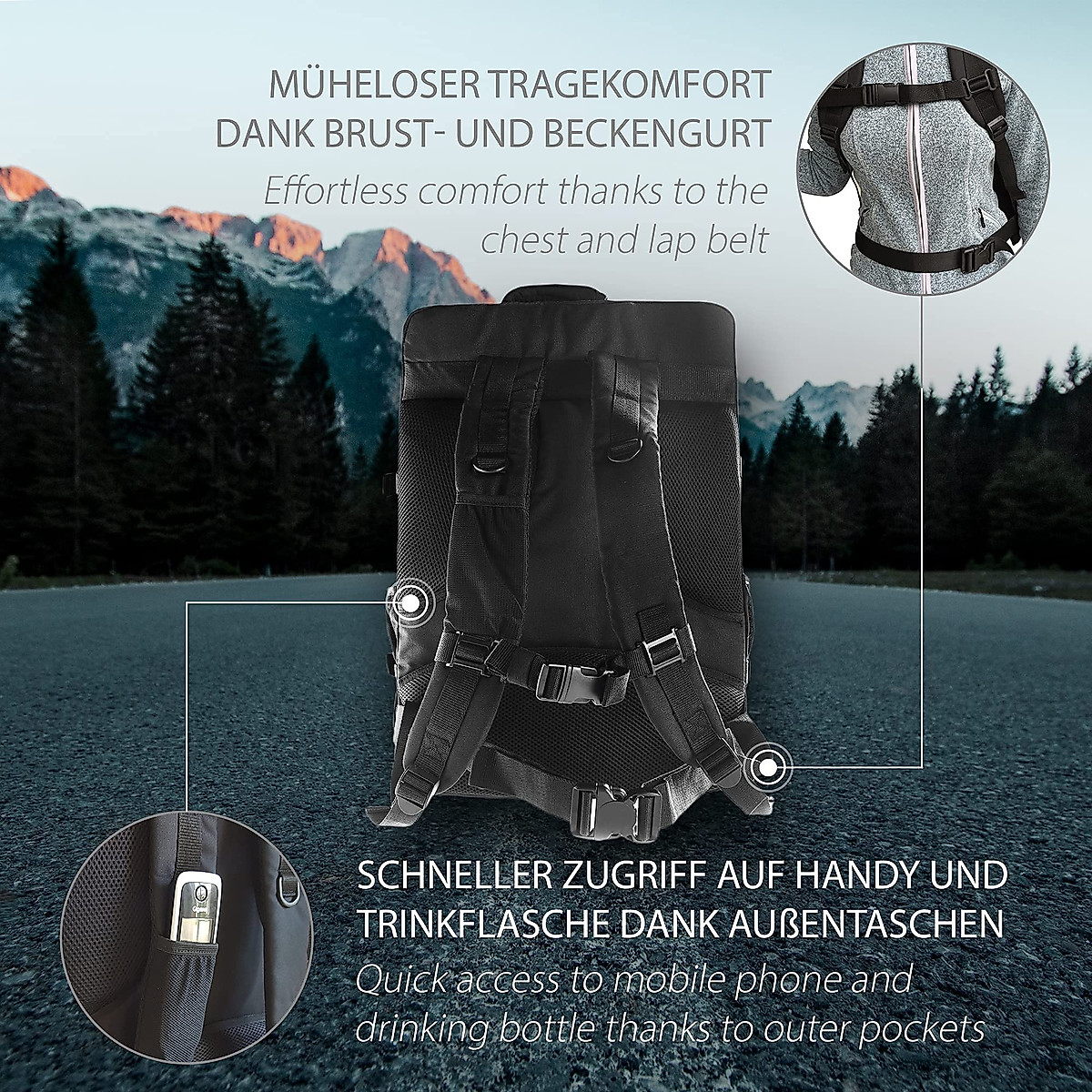 mc-cases Brandnew Backpack for DJI Mavic 3 - Extremely comfortable – lots of space - protected all around