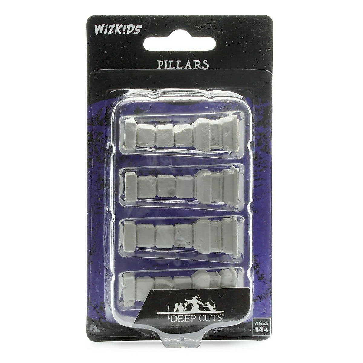 WizKids Deep Cuts Unpainted Miniatures Terrain: Wave 3: Pillars